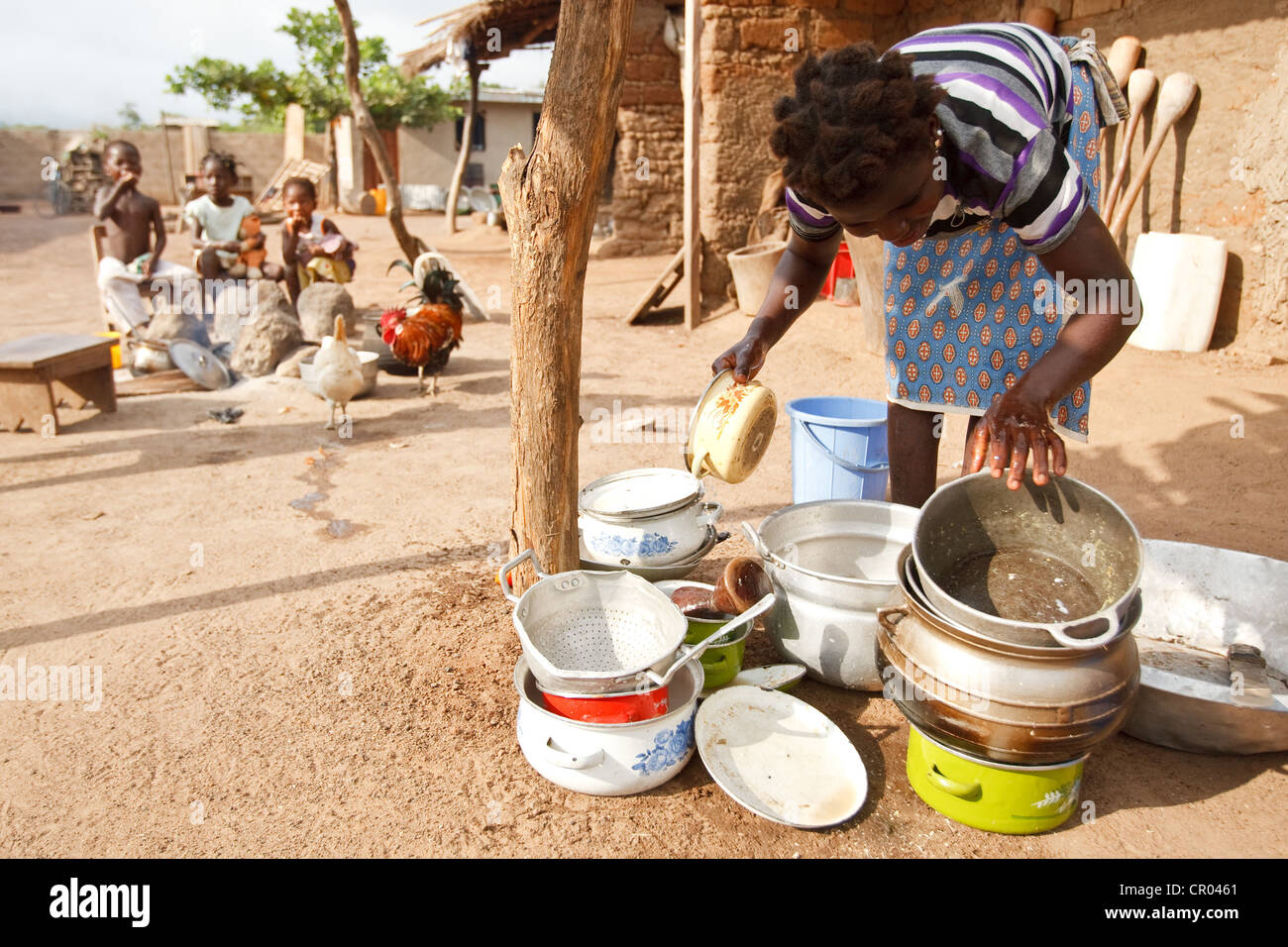 African village hi-res stock photography and images - Alamy