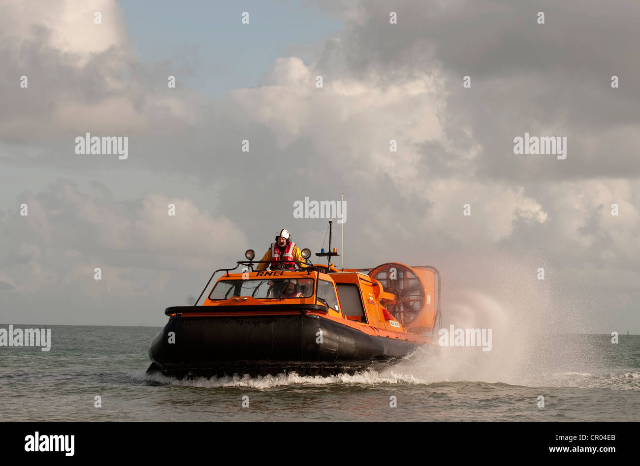 RNLI hovercraft rescue vessel in Southampton UK Stock Photo - Alamy