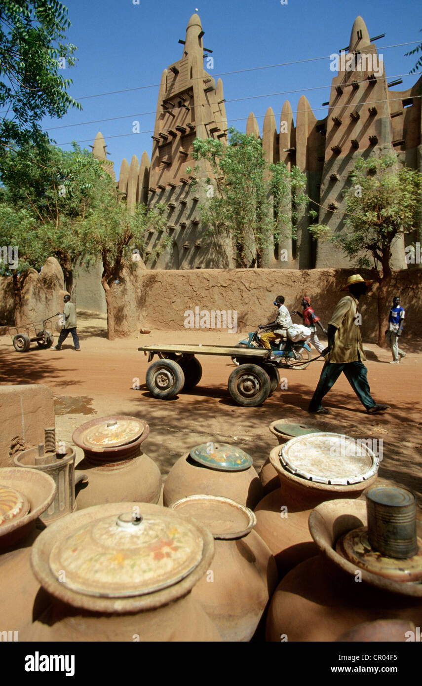 Mali, Mopti, the Grand Mosque Stock Photo - Alamy