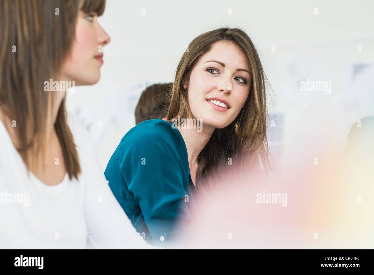 Two people talking listening class hi-res stock photography and images ...