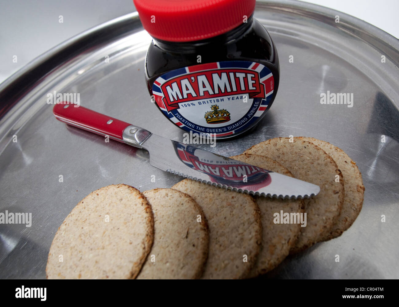 Ma'amite edition of Marmite for Diamond Jubilee, London Stock Photo - Alamy