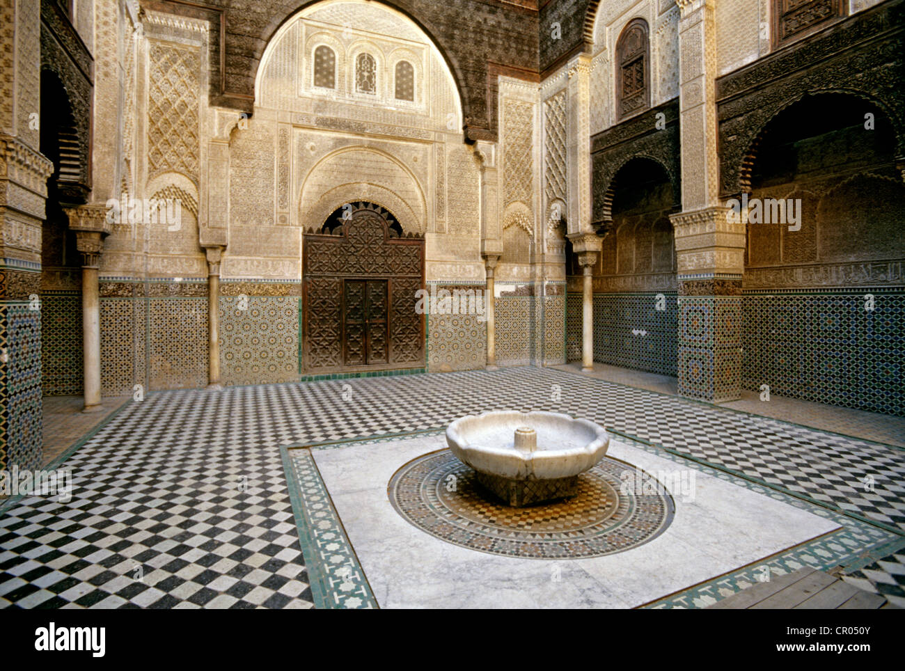 Morocco, Middle Atlas, Fez, Imperial City, Fes El Bali District, medina ...