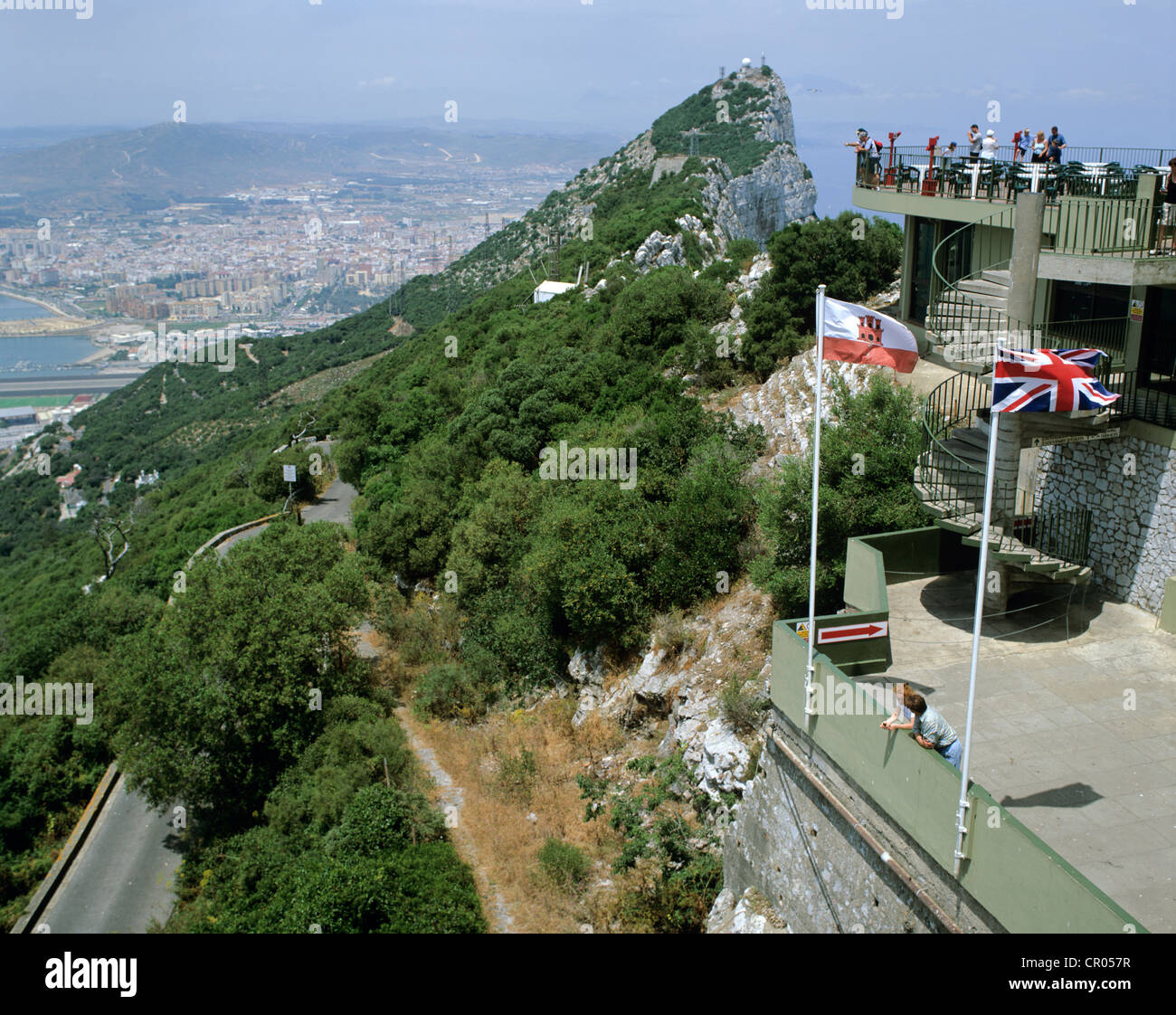 Gibraltar rock flags hi-res stock photography and images - Alamy