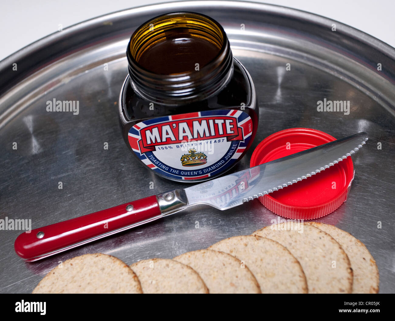 Ma'amite edition of Marmite for Diamond Jubilee, London Stock Photo - Alamy