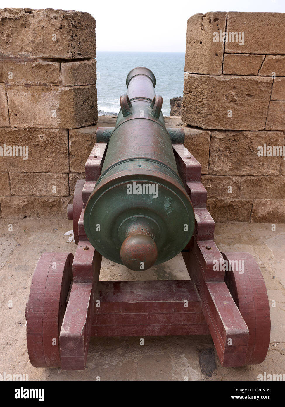 Mobile cannon in the fortress of Essaouira, Morocco, North Africa ...
