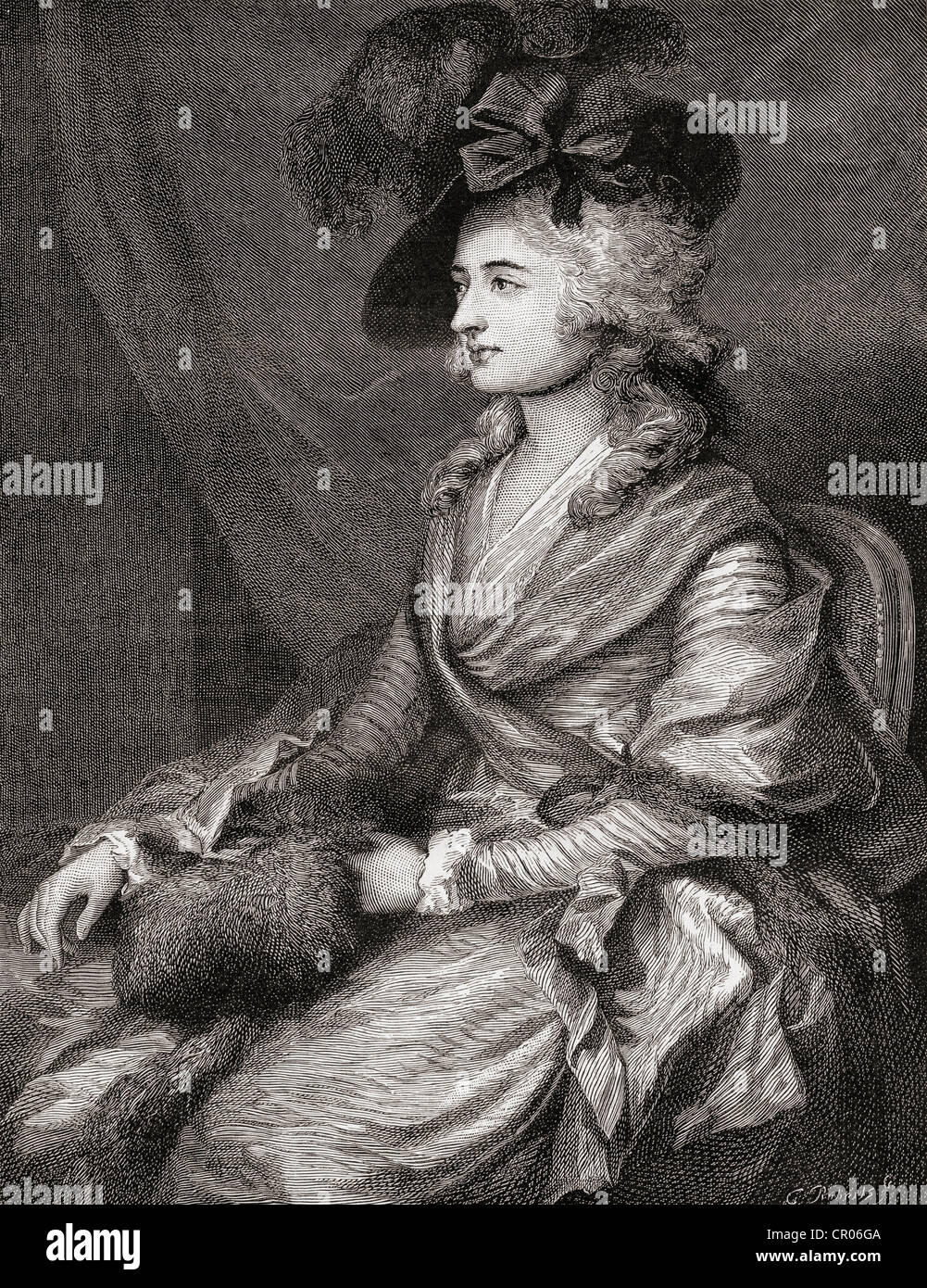 Sarah Siddons, 1755 – 1831. Welsh actress. From The Magazine of Art ...