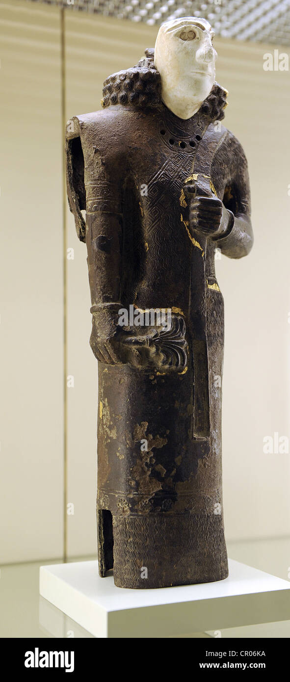 Urartu civilization. Statue. male figure. From Tushpa or Toprakkale ...