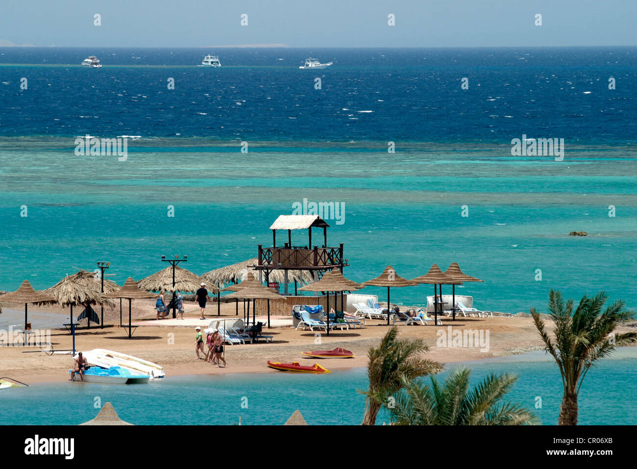 Egypt, Hurghada at the Red Sea shore Stock Photo - Alamy