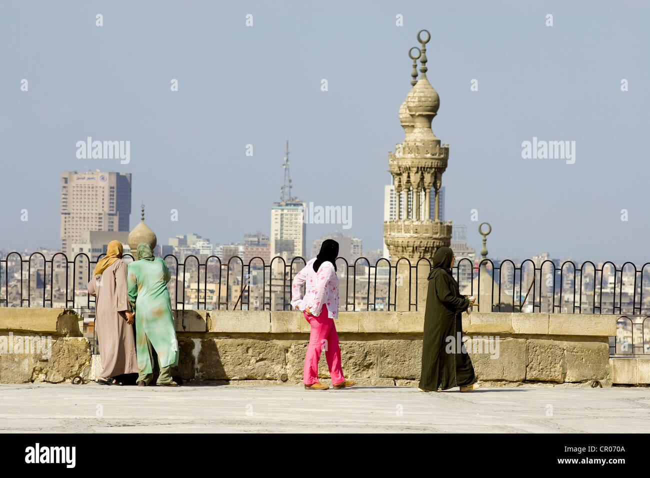 Egypt, Cairo, old town listed as World Heritage by UNESCO, family on ...