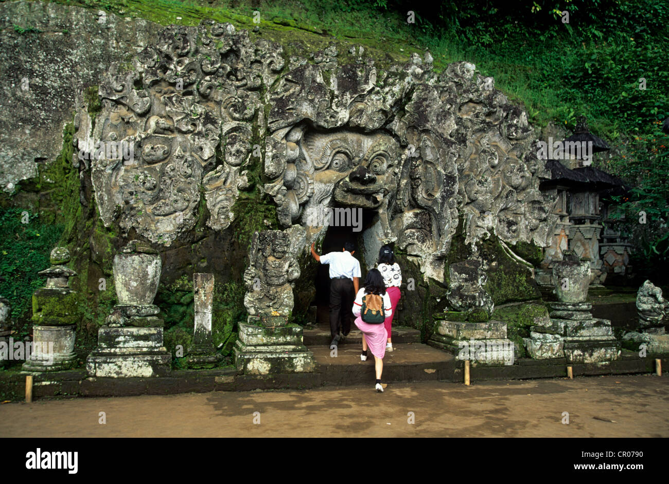 Indonesia, Bali, elephant grotto at Goa Gadjah Stock Photo - Alamy
