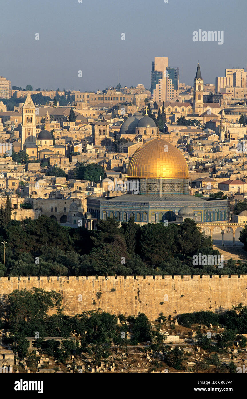 Israel, Jerusalem, holy city, Muslim District, Haram El Sharif, Dome of ...