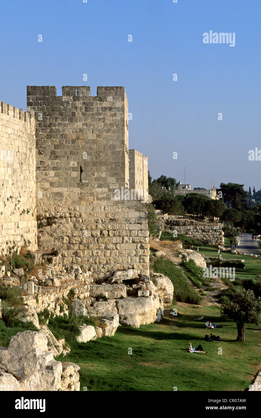Israel, Jerusalem, holy city, the ramparts Stock Photo - Alamy