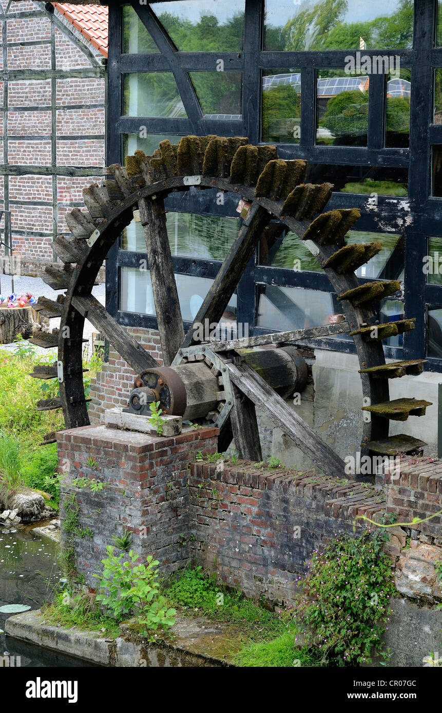 WATERWHEEL IN TUSCHENBROICH PARK. GERMANY. EUROPE Stock Photo - Alamy