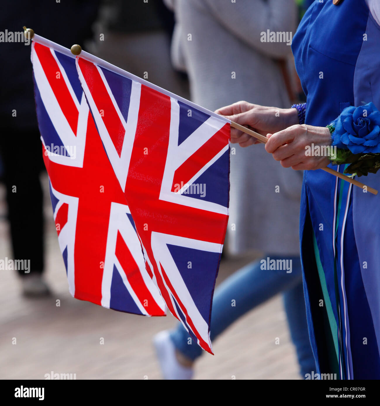 Hand waving flags hi-res stock photography and images - Alamy
