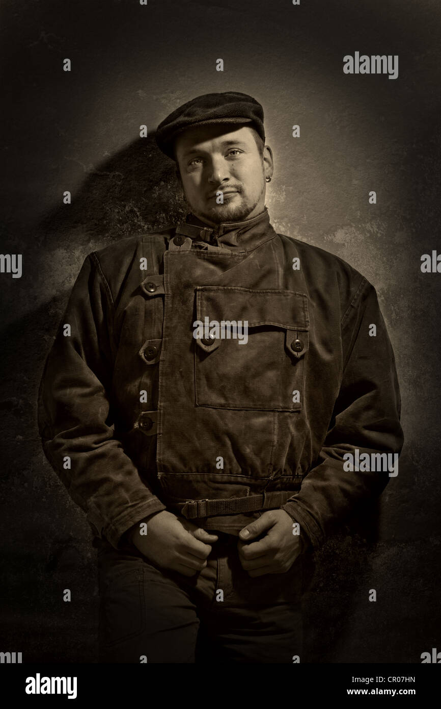 A self-portrait of the Berlin photographer Daniel Hohlfeld Stock Photo ...