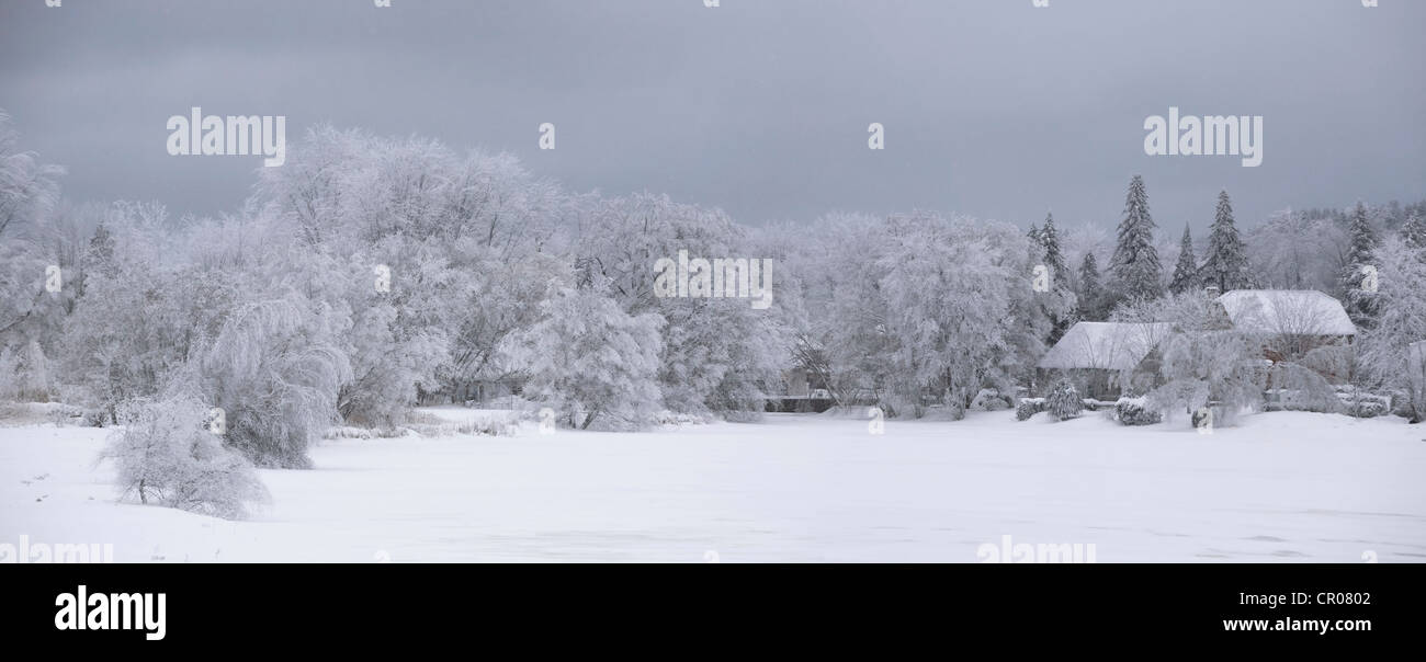 Winter landscape, Waterloo, Quebec, Canada Stock Photo - Alamy