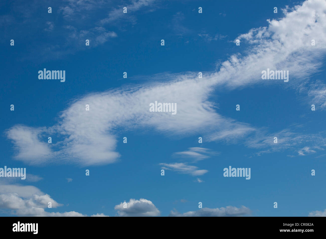 Clouds and blue sky, Quebec, Canada Stock Photo - Alamy