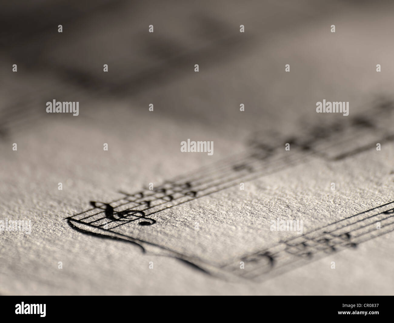 Music note sheet closeup, for music,concert,entertainment themes Stock ...