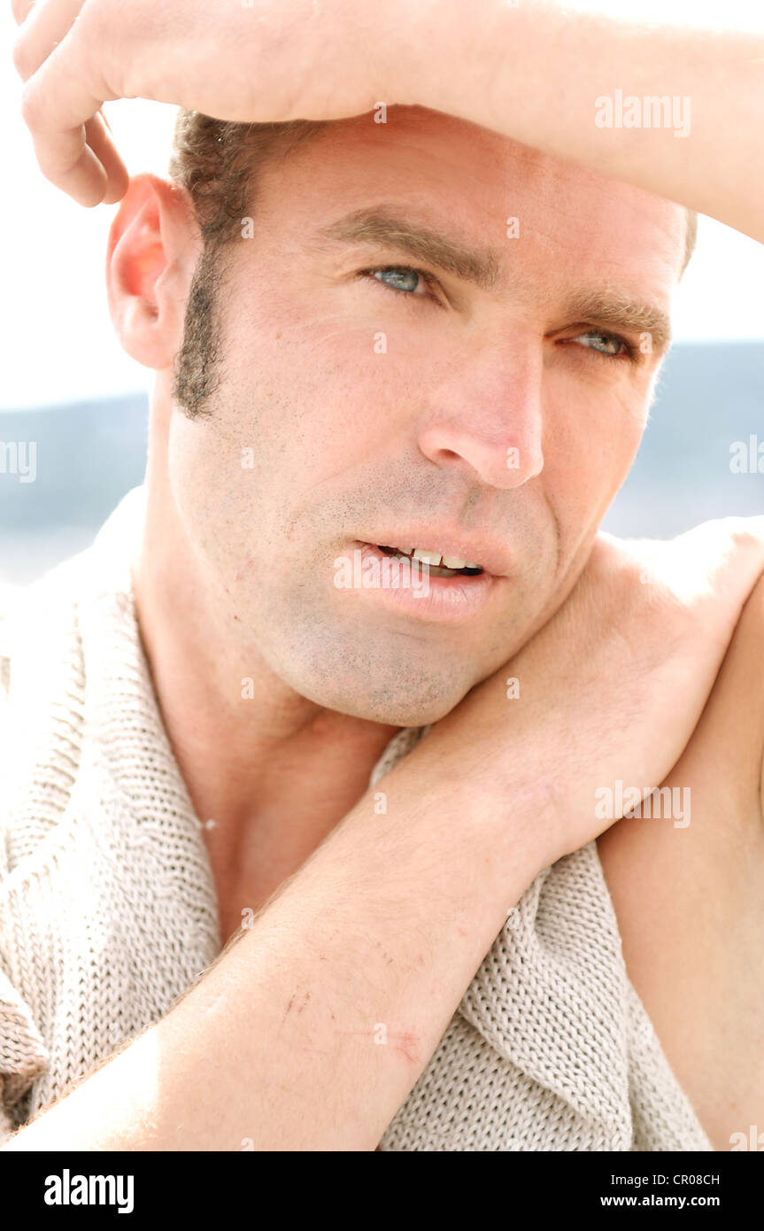 Outdoor portrait of a man, 37 years Stock Photo - Alamy