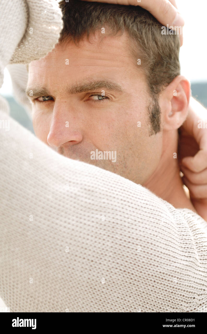 Outdoor portrait of a man, 37 years Stock Photo - Alamy