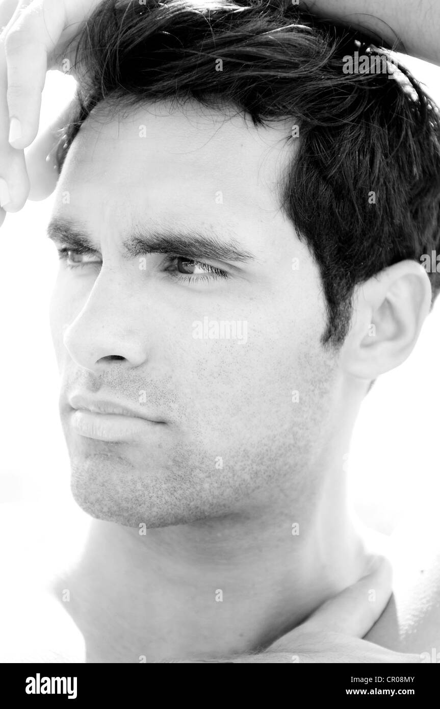 Young man, beauty portrait Stock Photo - Alamy