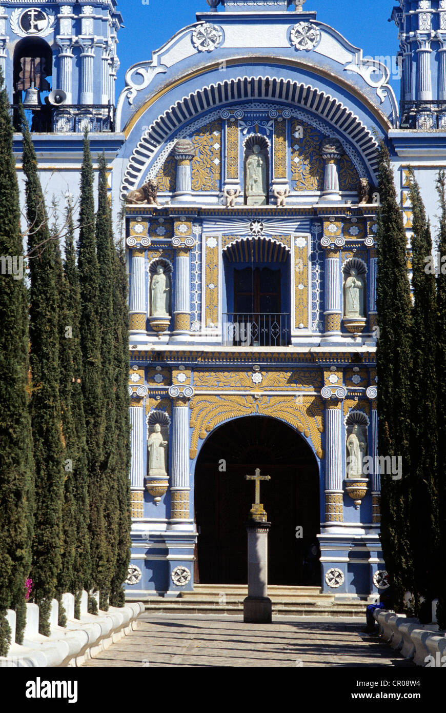 Mexico, Oaxaca State, Ocotlan, church Stock Photo - Alamy