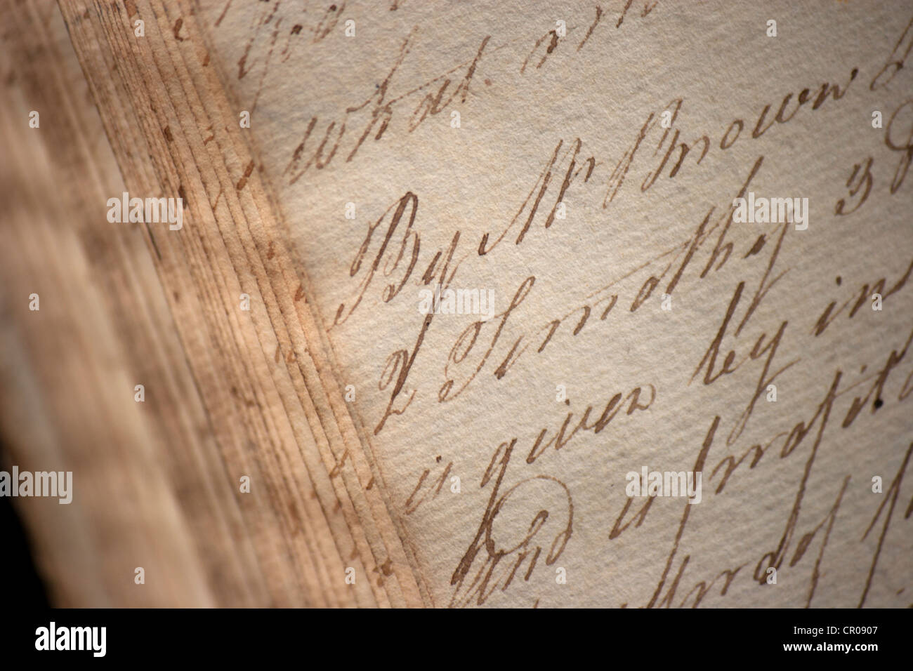 Copperplate Writing Stock Photos & Copperplate Writing Stock Images - Alamy