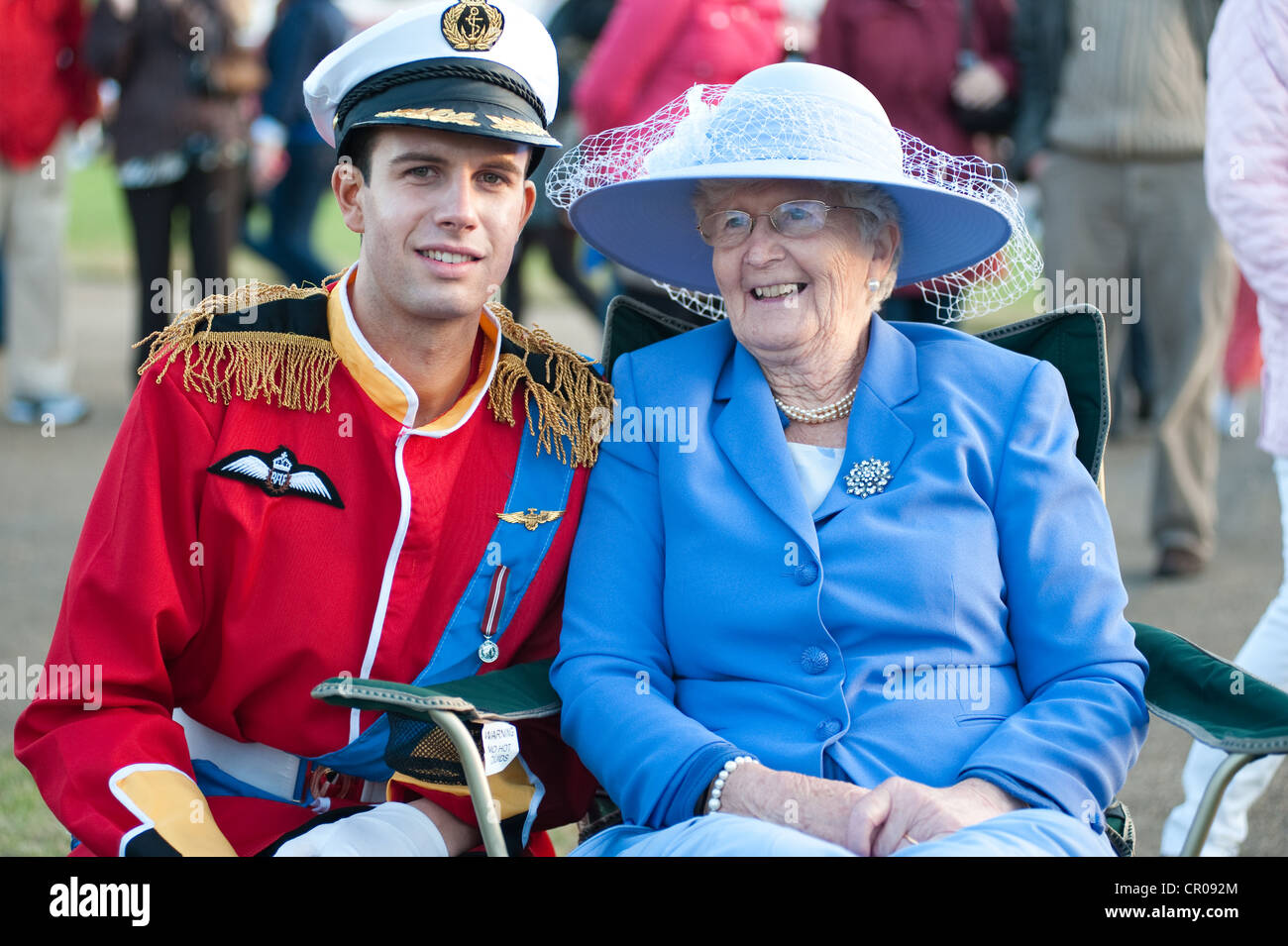 Serious revelers showing all their British pride in Hyde Park, during ...