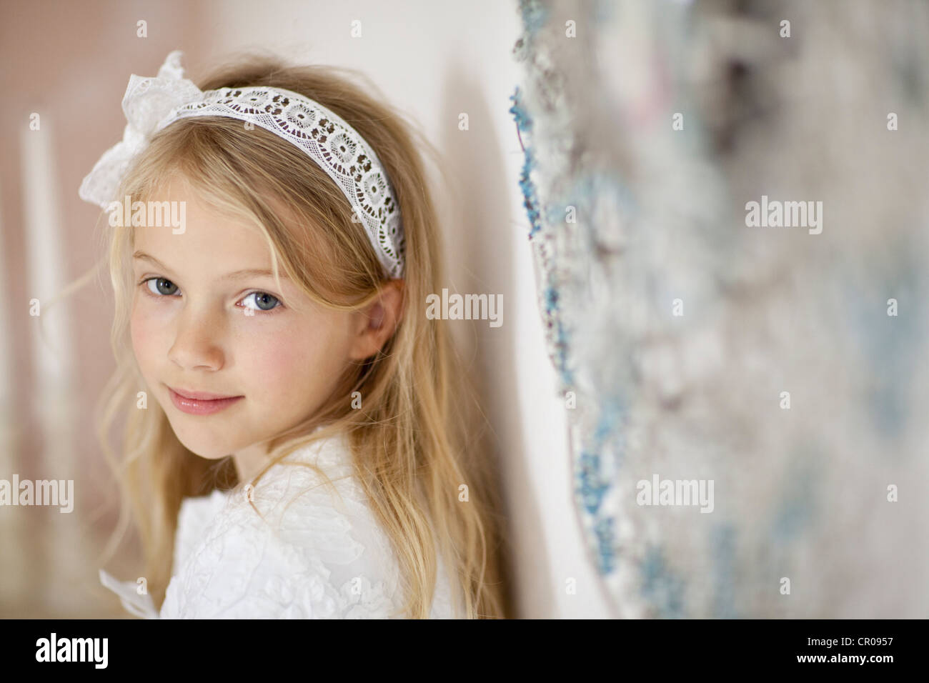 Close up of girls smiling face Stock Photo - Alamy