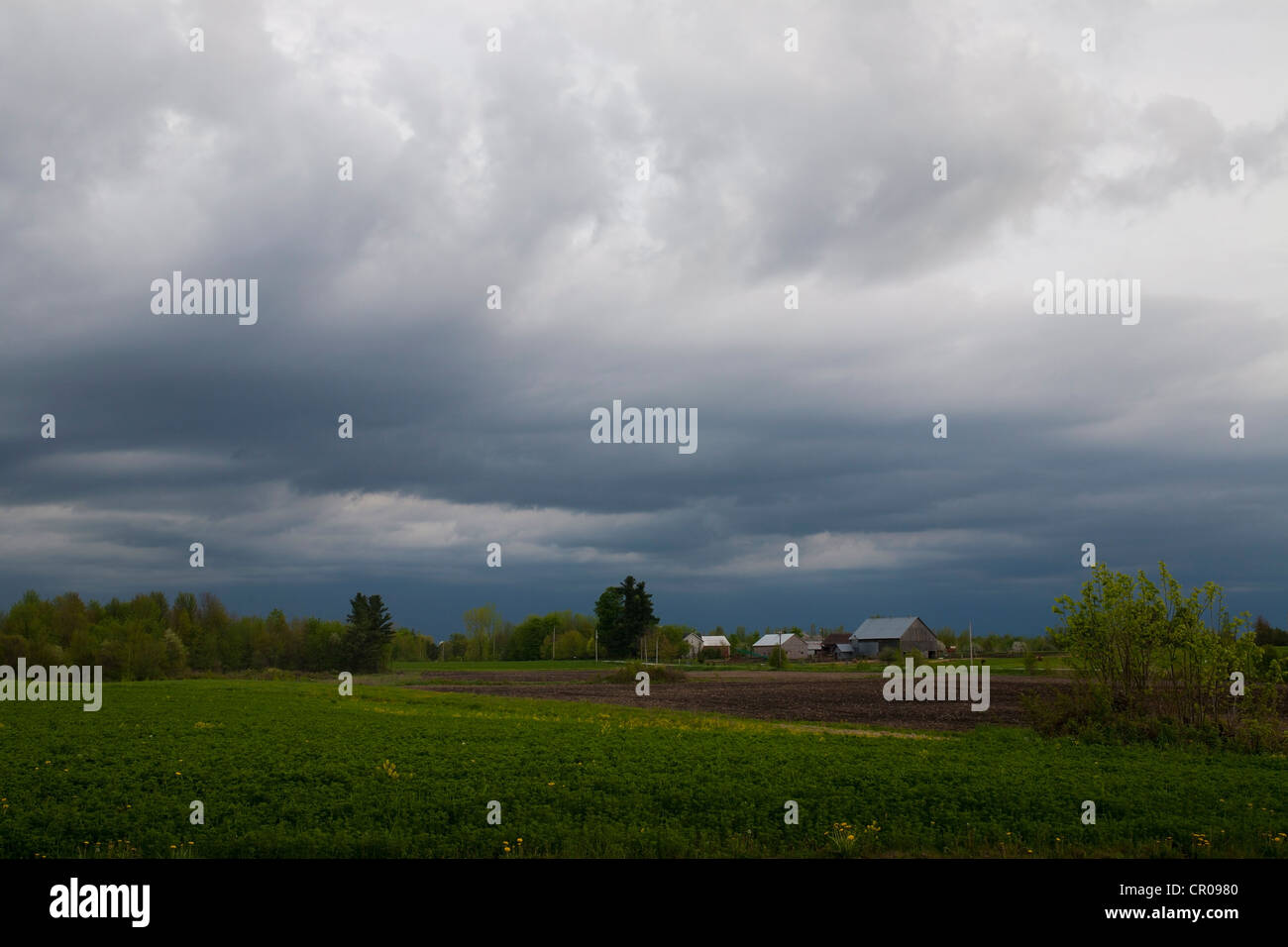 Storm clouds, Farnham, Quebec, Canada, North America Stock Photo - Alamy