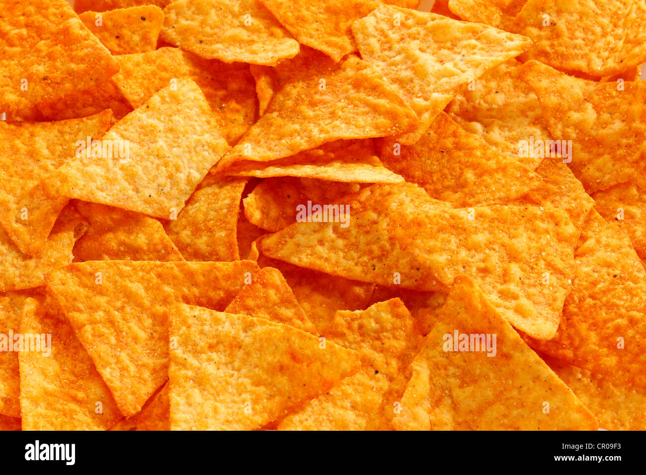 Tortilla chips, full-frame Stock Photo - Alamy