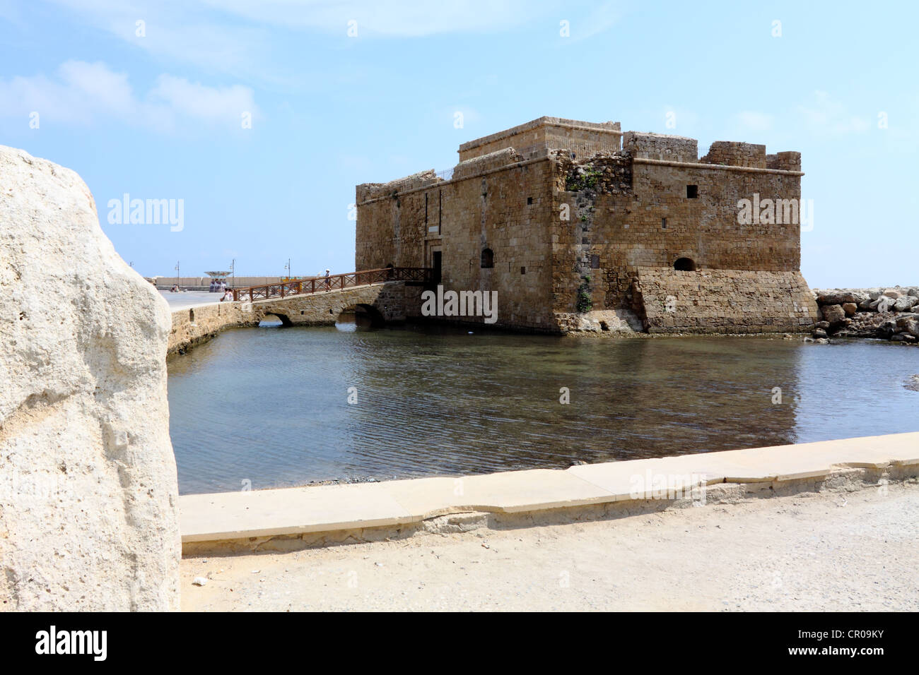Paphos Castle in Paphos harbour, Cyprus Stock Photo - Alamy