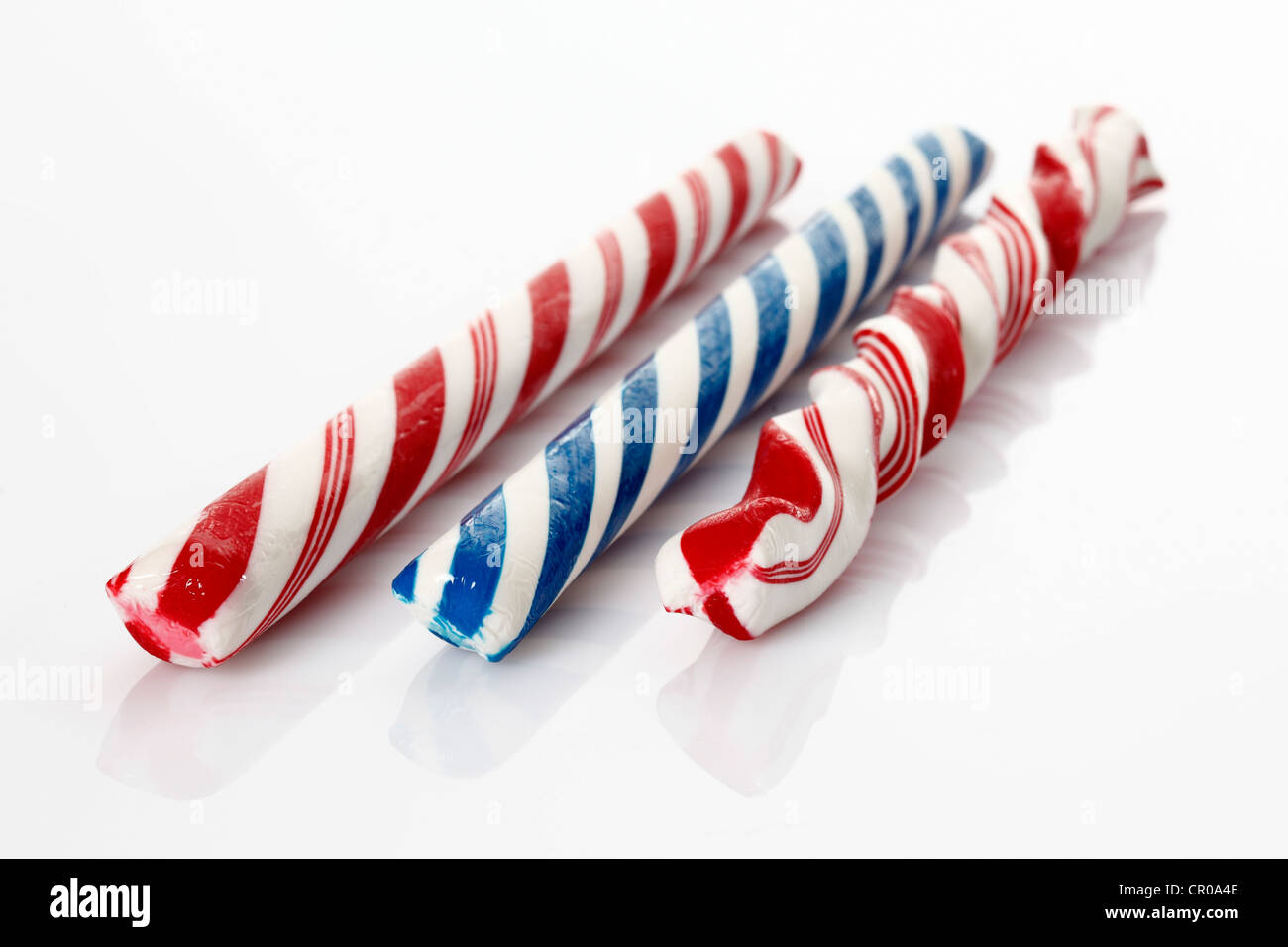 Colourful candy canes Stock Photo - Alamy