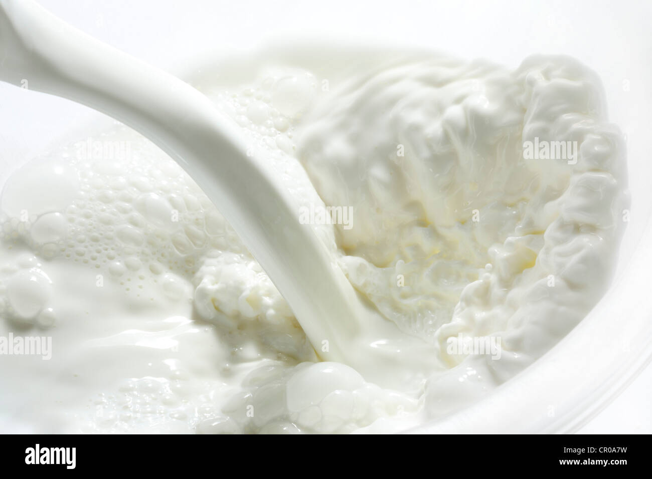 Milk filling the picture hi-res stock photography and images - Alamy