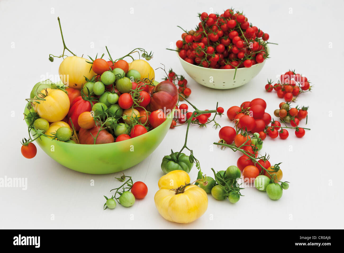 Various tomato varieties Stock Photo - Alamy