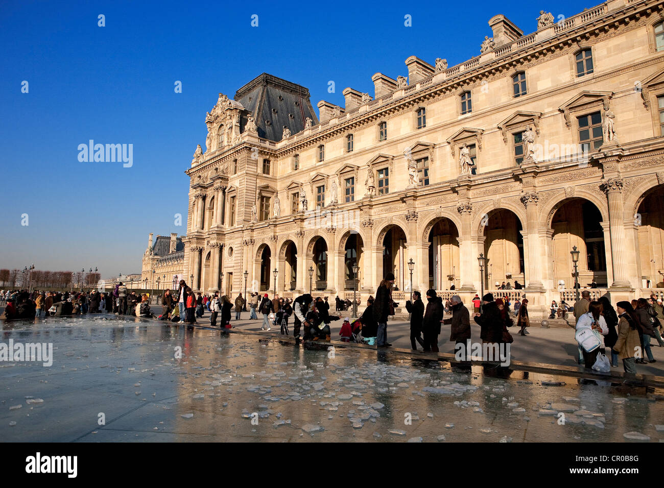 France, Paris , Louvre Museum, the Richelieu Wing Stock Photo - Alamy