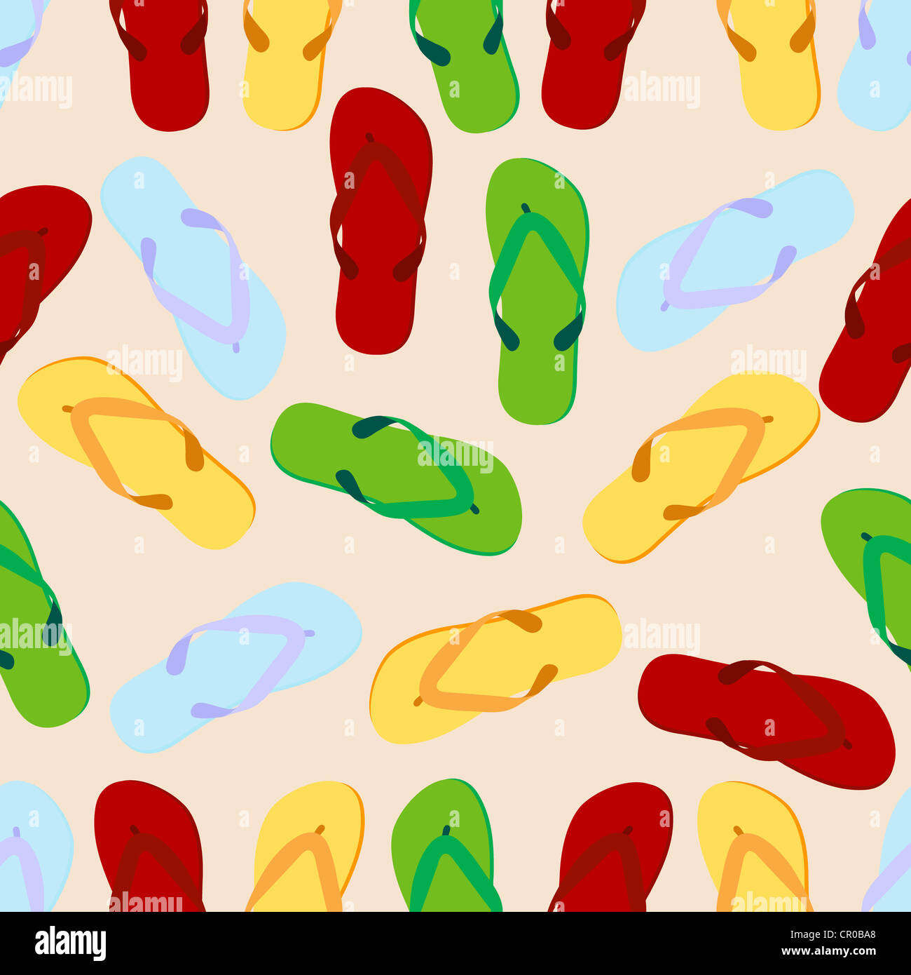 Seamless Flip Flops Background Stock Photo - Alamy