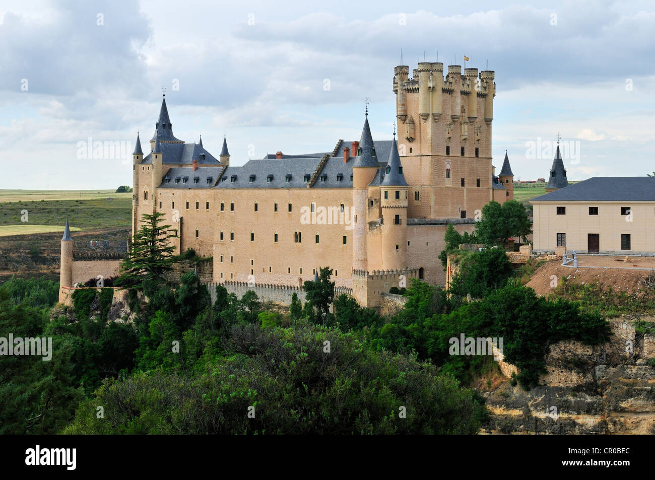 Castle or Alcazar, Segovia, Unesco World Heritage Site, Castillia y ...