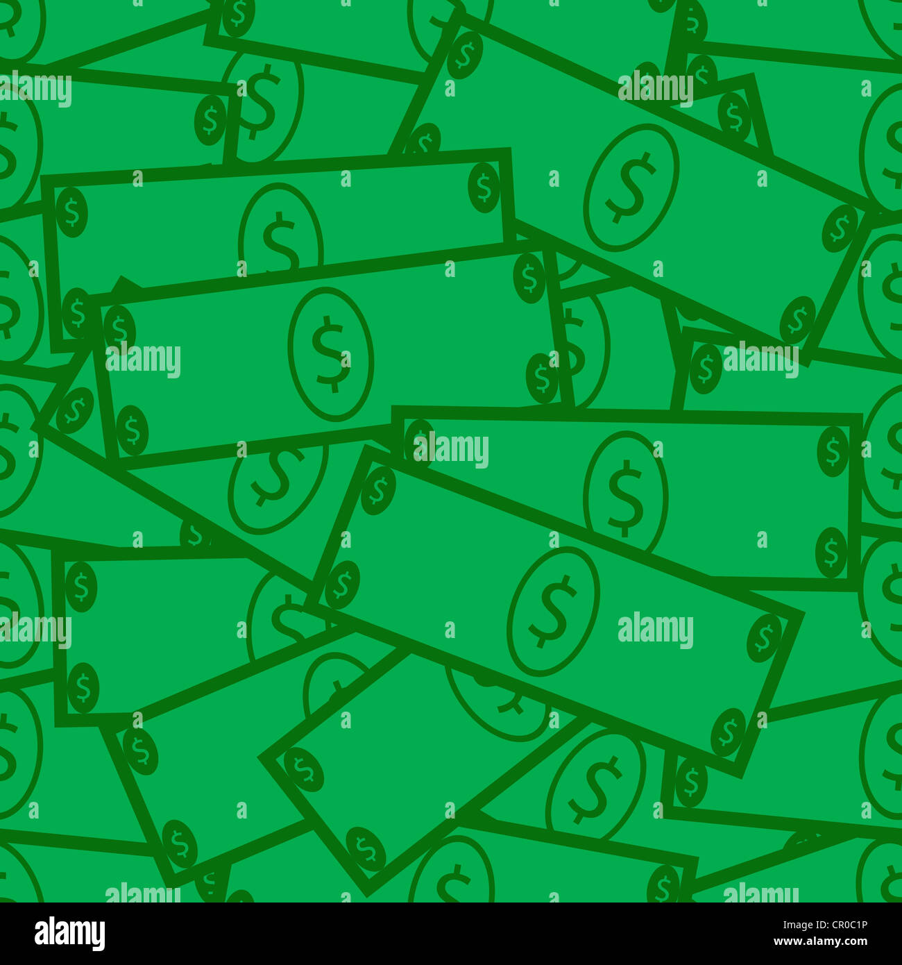 Seamless Dollar Bill Background Stock Photo - Alamy
