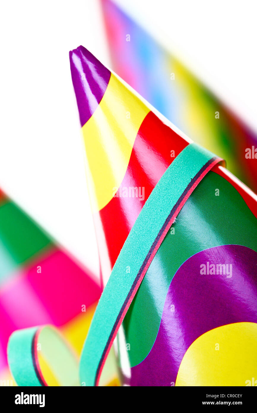 Colourful carnival hats hi-res stock photography and images - Alamy