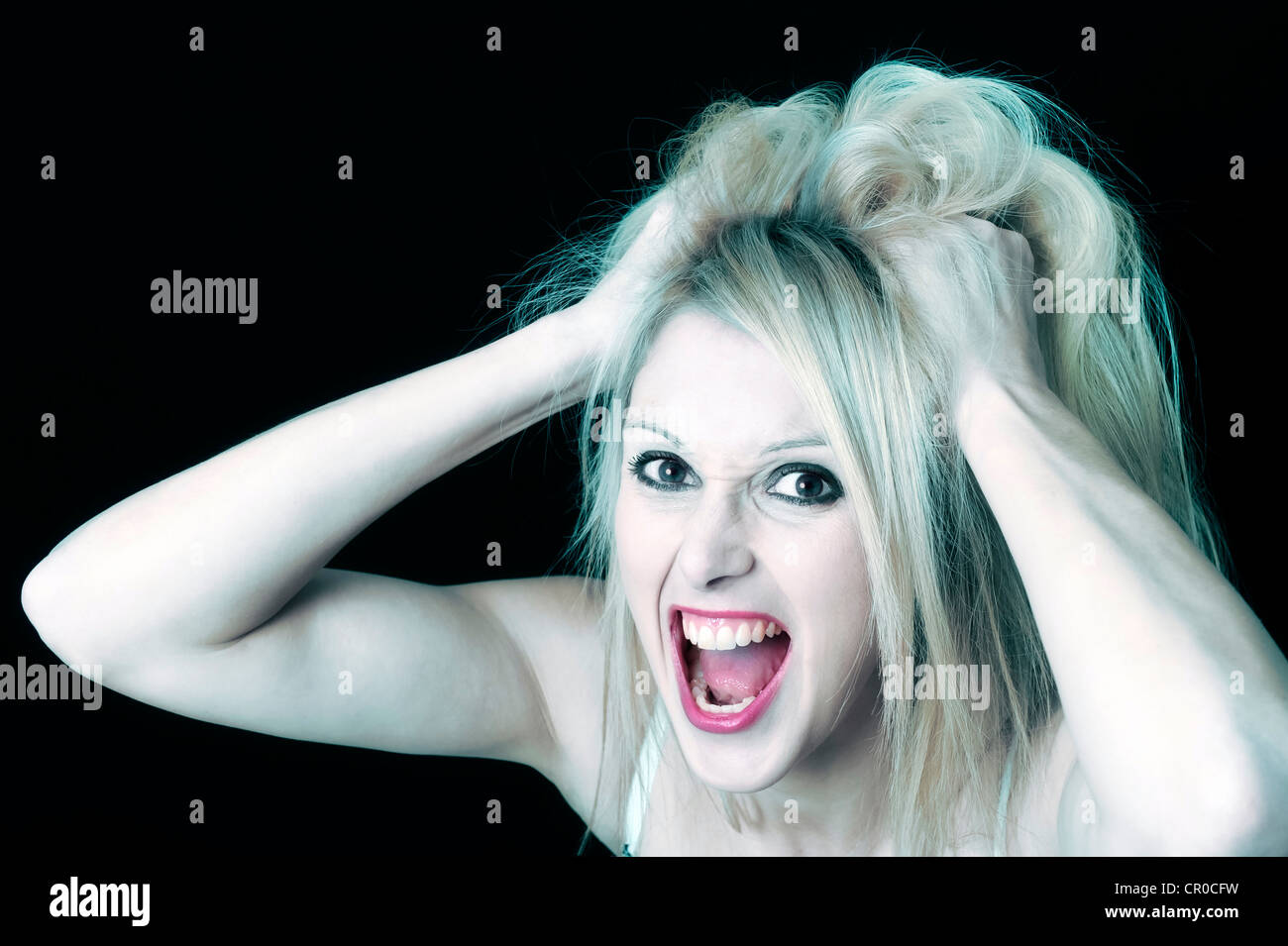 Woman Screaming Horror High Resolution Stock Photography and Images - Alamy