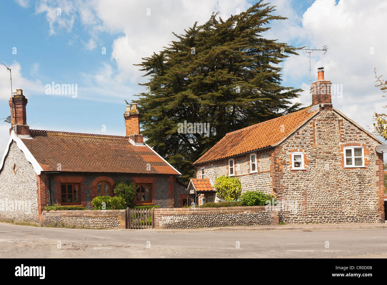 Building, Houses, Traditionsl, Weybourne, Norfolk Stock Photo - Alamy