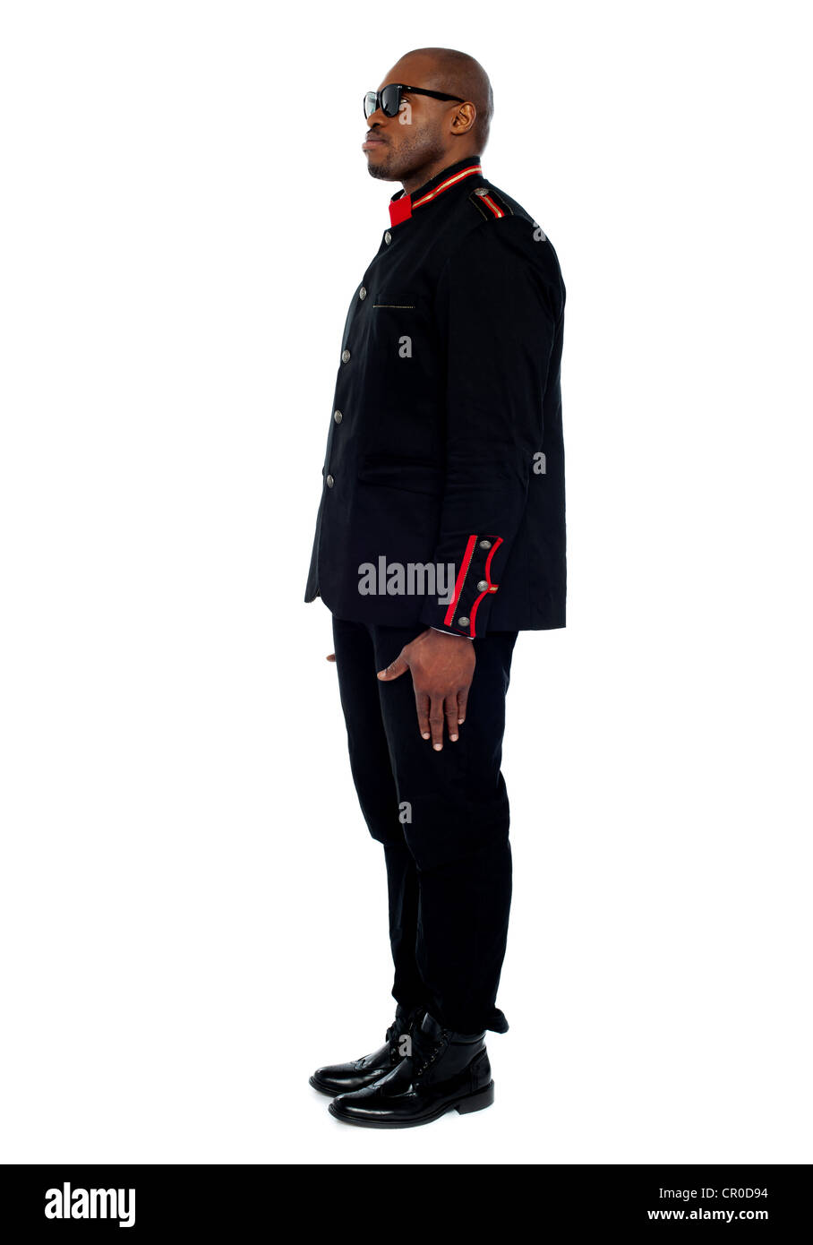 Side view of a stylish young african male model Stock Photo - Alamy