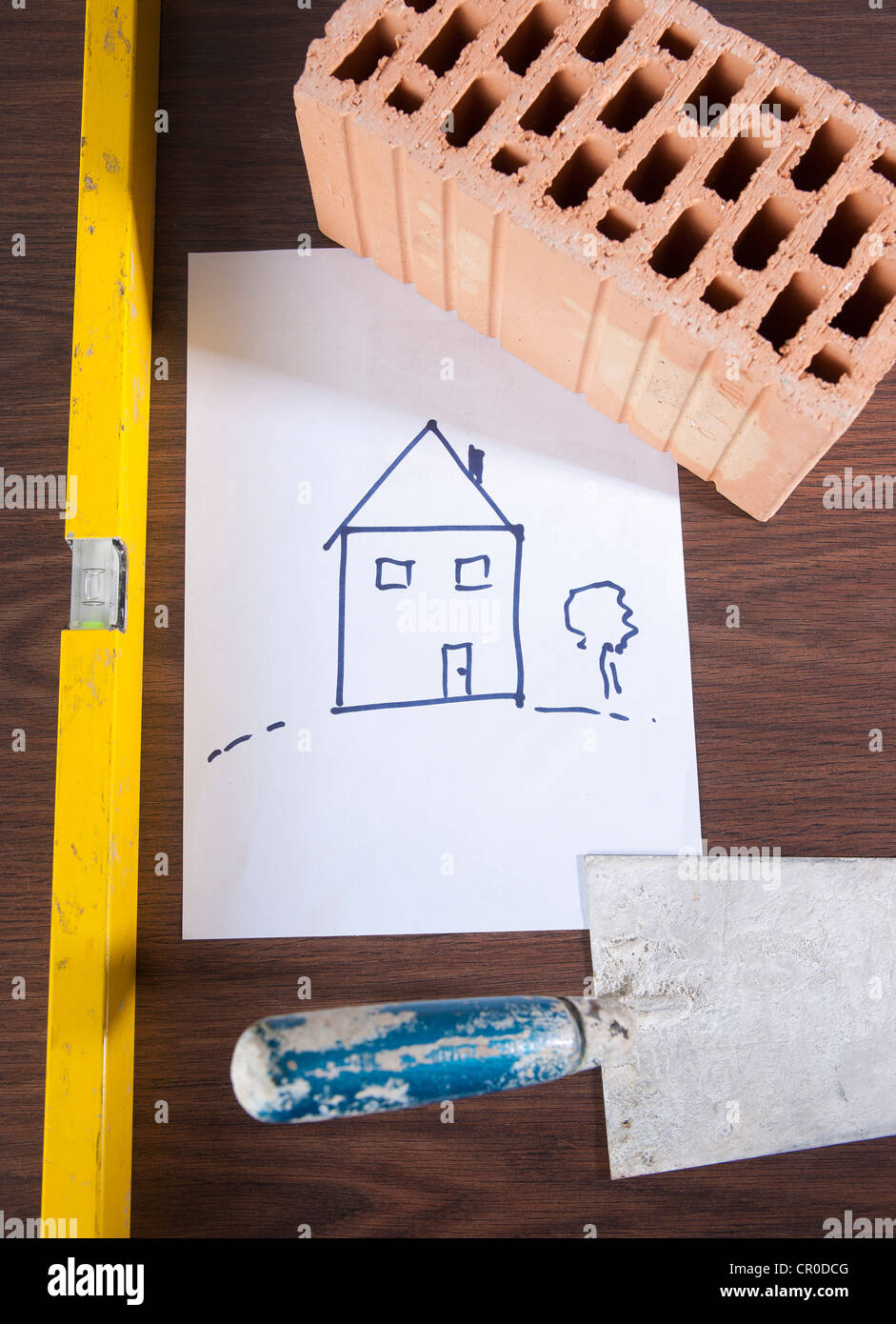 Drawing of a trowel hi-res stock photography and images - Alamy