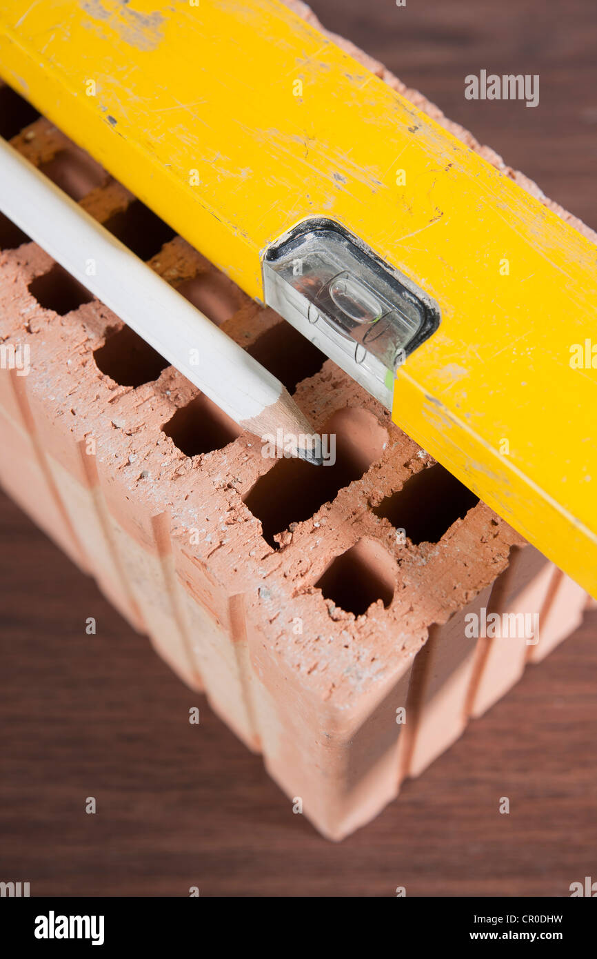 Spirit Level Bricks High Resolution Stock Photography and Images - Alamy