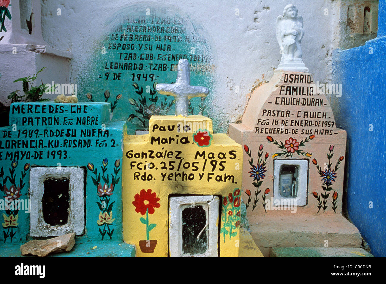 Mexico, Yucatan State, Hoctun, Maya cemetery Stock Photo - Alamy