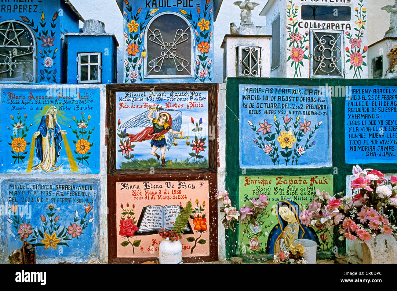 Mexico, Yucatan State, Hoctun, Maya cemetery Stock Photo - Alamy