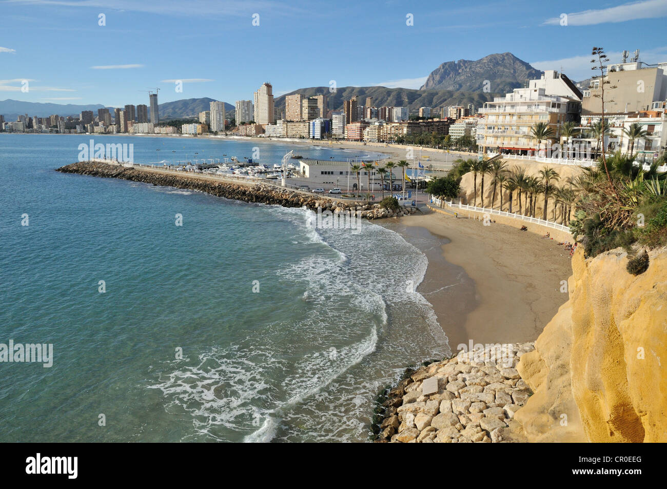Benidorm beach spain hi-res stock photography and images - Alamy