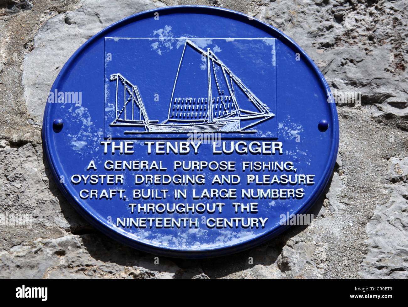 Tenby plaque hi-res stock photography and images - Alamy