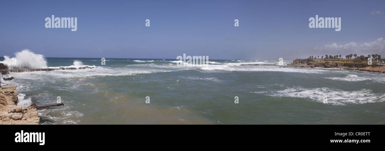 The 1st Century BCE Roman harbor Sebastos at Caesarea Maritima, Israel ...